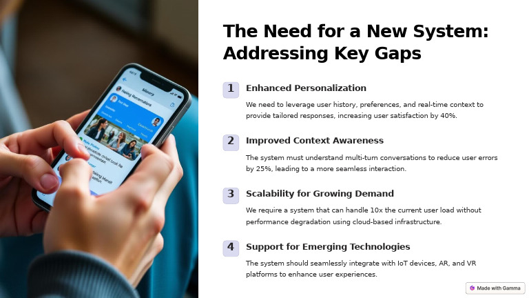 The Need For A New System Addressing Key Gaps | PDF