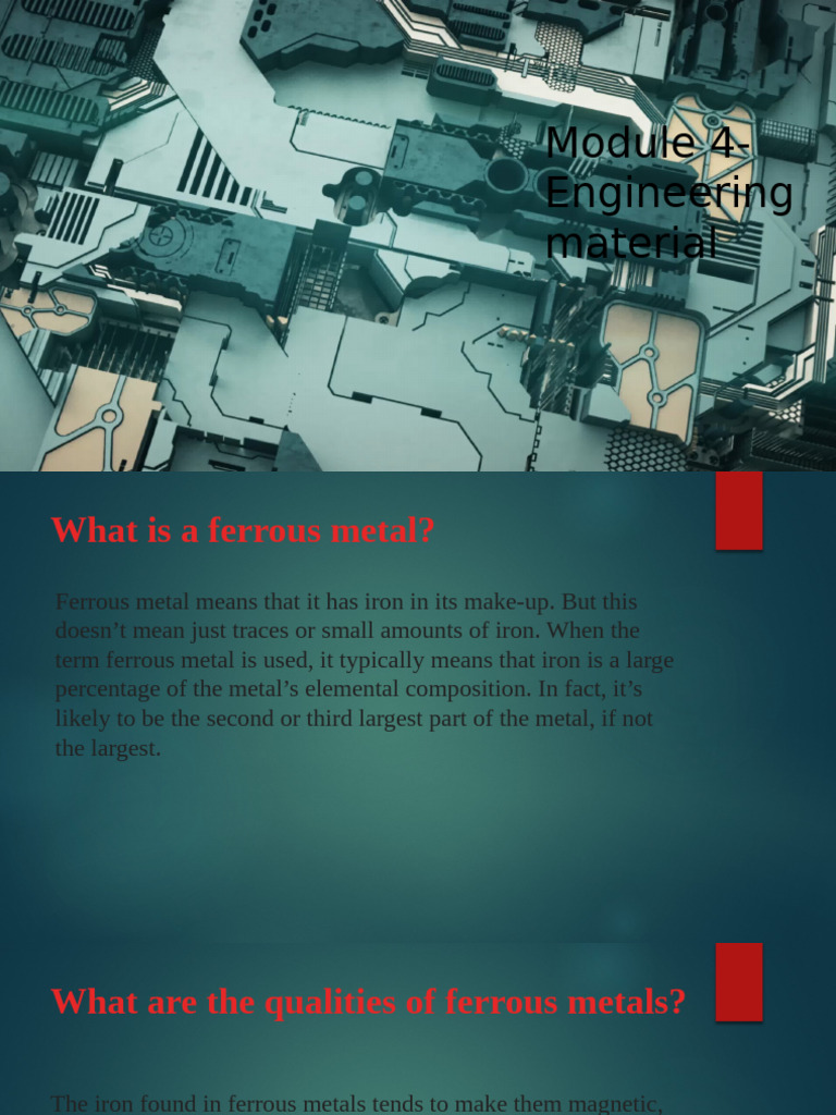 Eme Module 4 Part 1 | PDF | Composite Material | Alloy