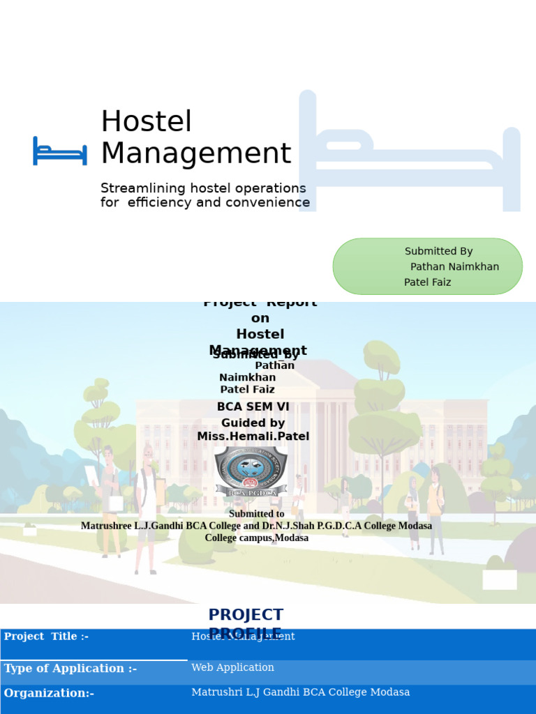 Hostel Management[1] | PDF | Software | Information Technology