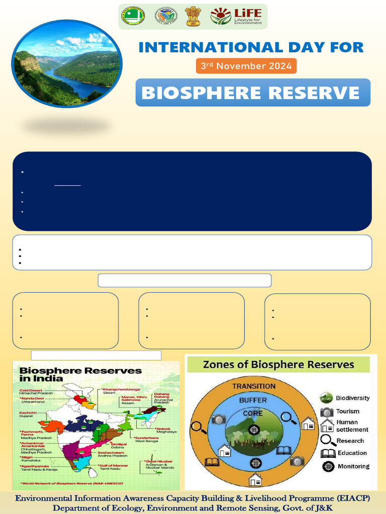 UNESCO Biosphere Reserve Overview | PDF | Biodiversity | Conservation ...