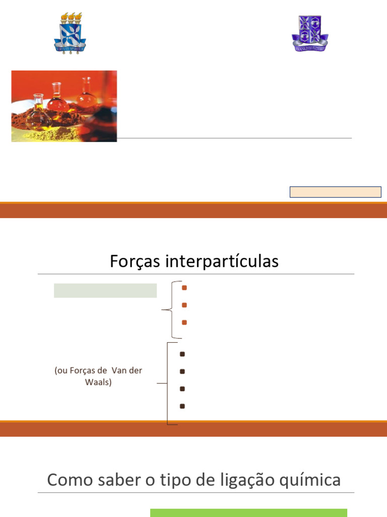 Tipos de Ligações Químicas e suas Energias | PDF | Ligação química ...