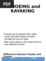 Basic Parts of Canoes and Kayaks | PDF