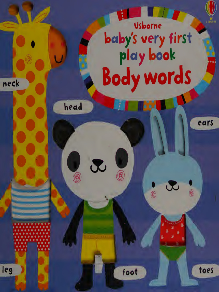 Baby's Very fist Play book Body Words -- Fiona Watt, Stella Baggott ...