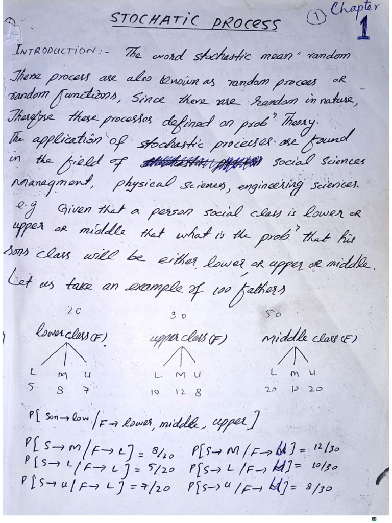 Stochastic Process | PDF