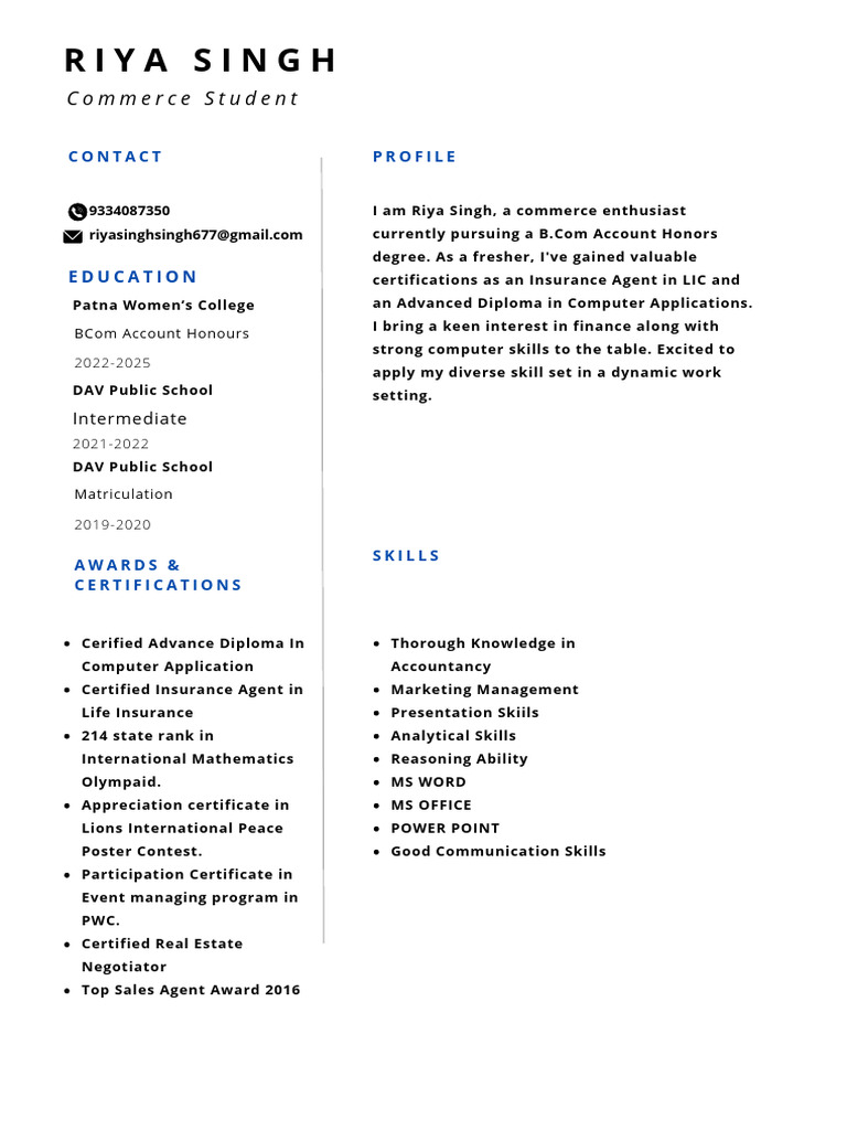 Riya Singh (1) | PDF