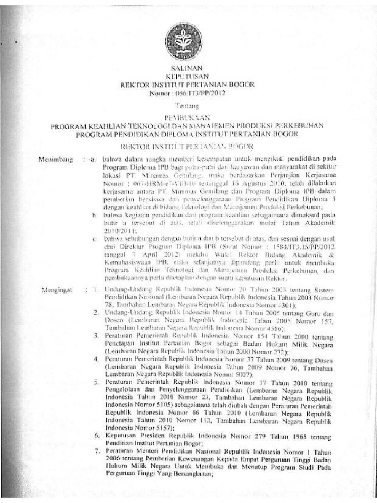 SK Pendirian PS | PDF