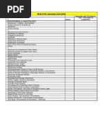 Hotel Pre-Opening Coordination Checklist | PDF | Menu | Service Level ...