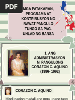 Mga Patakaran, Programa at | PDF