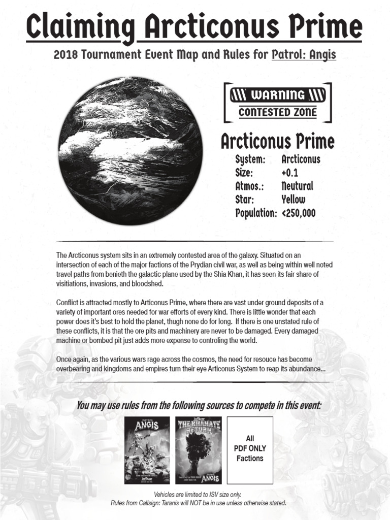 Arcticon 2018 Tournament Patrol Angis | PDF