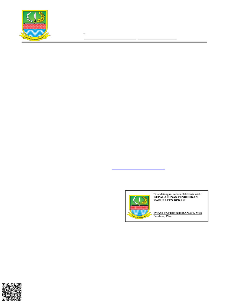 Pengumpulan Berkas TPG Dan Tamsil Kab Bekasi Sem 1 TH 2025 | PDF