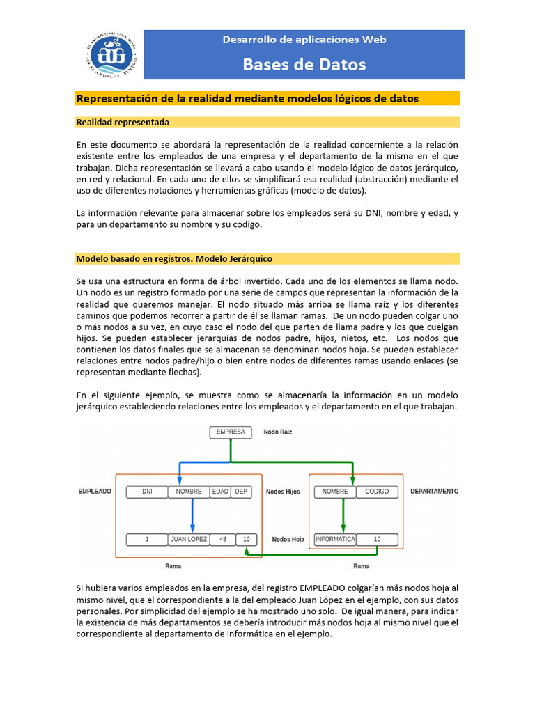 EJERCICIO EJEMPLO | PDF | Datos | Bases de datos