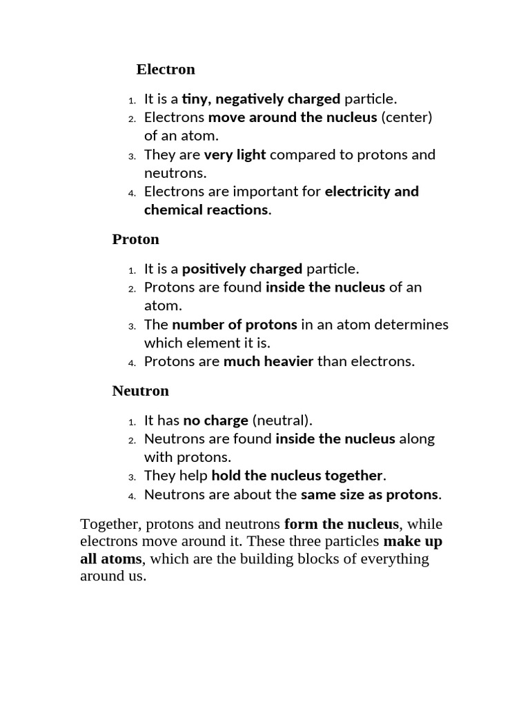 Electron | PDF | Periodic Table | Atoms