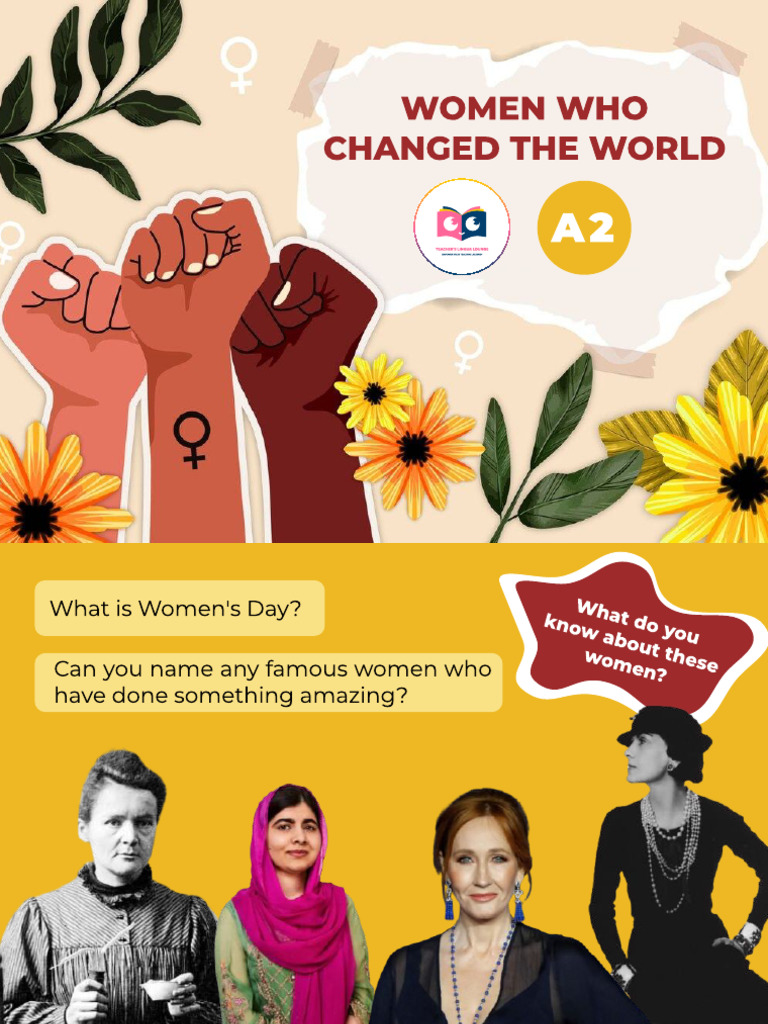 Women Who Changed The World | PDF | Marie Curie | Malala Yousafzai