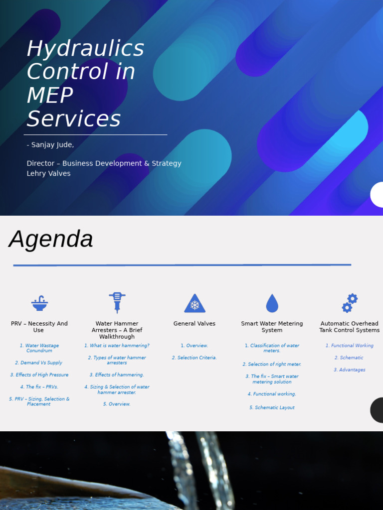 Hydraulic Valves in MEP 2024 | PDF | Valve | Pressure