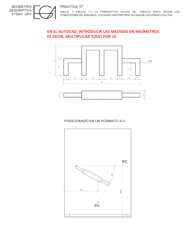 Práctica03 E04 CONICA Portico07 DATO | PDF