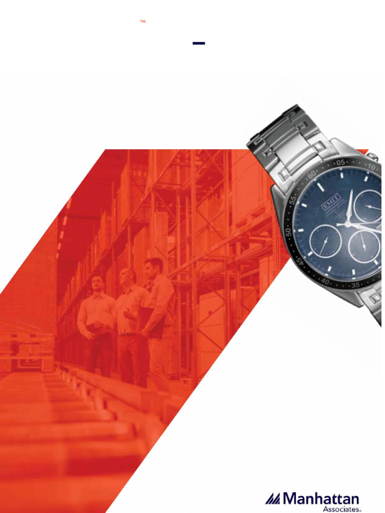 Manhattan Distribution Management Brochure | PDF | Warehouse | Inventory