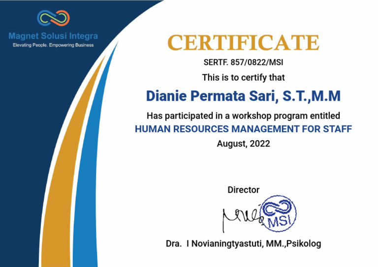 Sertifikat BNSP | PDF