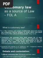 Distinguishing Custom and Customary Law in South Africa | PDF | Justice ...