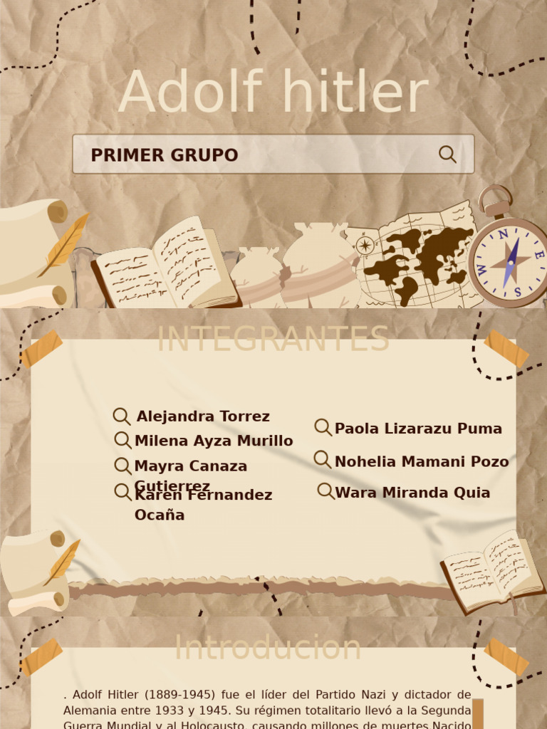 Brown and Beige Vintage Classic Illustration Paper Project History ...