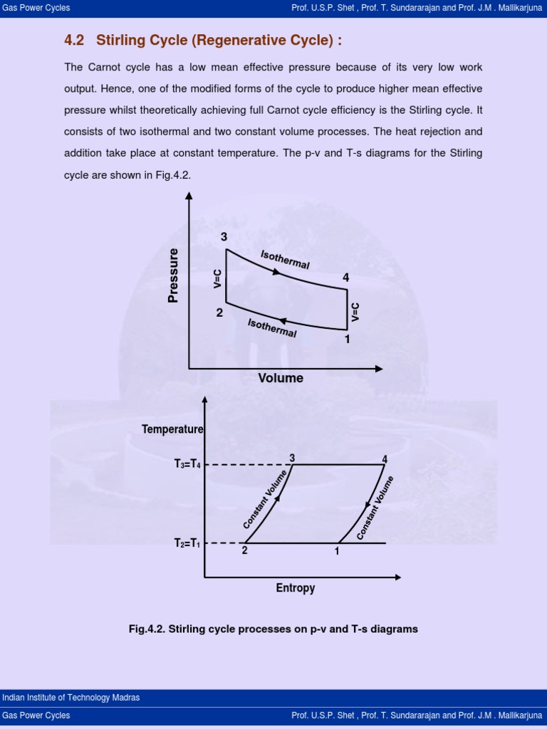 Stirling Cycle | PDF | Science & Mathematics