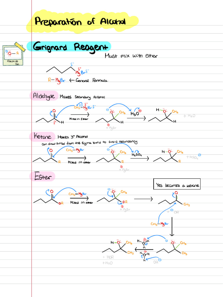 Organic Chemistry Alcohol L3 | PDF | Ether | Ester