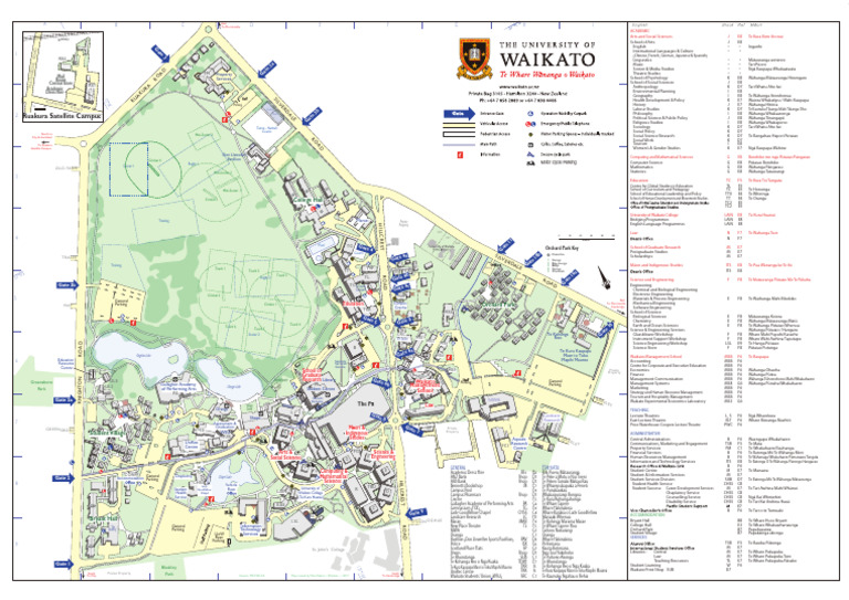 Hamilton Campus Map 2024 1 | PDF | Māori | Science