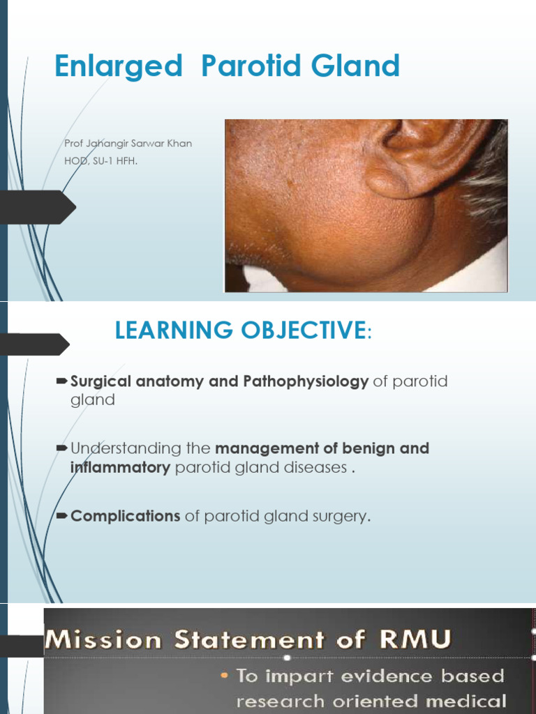 enlarged parotid swelling dr jsk_250309_184627 | PDF