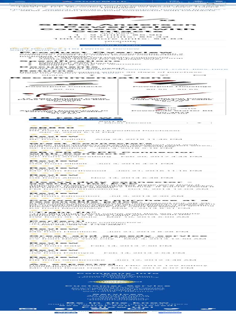 SB50 Anderson Powerpole Connector With Contacts - AndyMark, Inc | PDF ...
