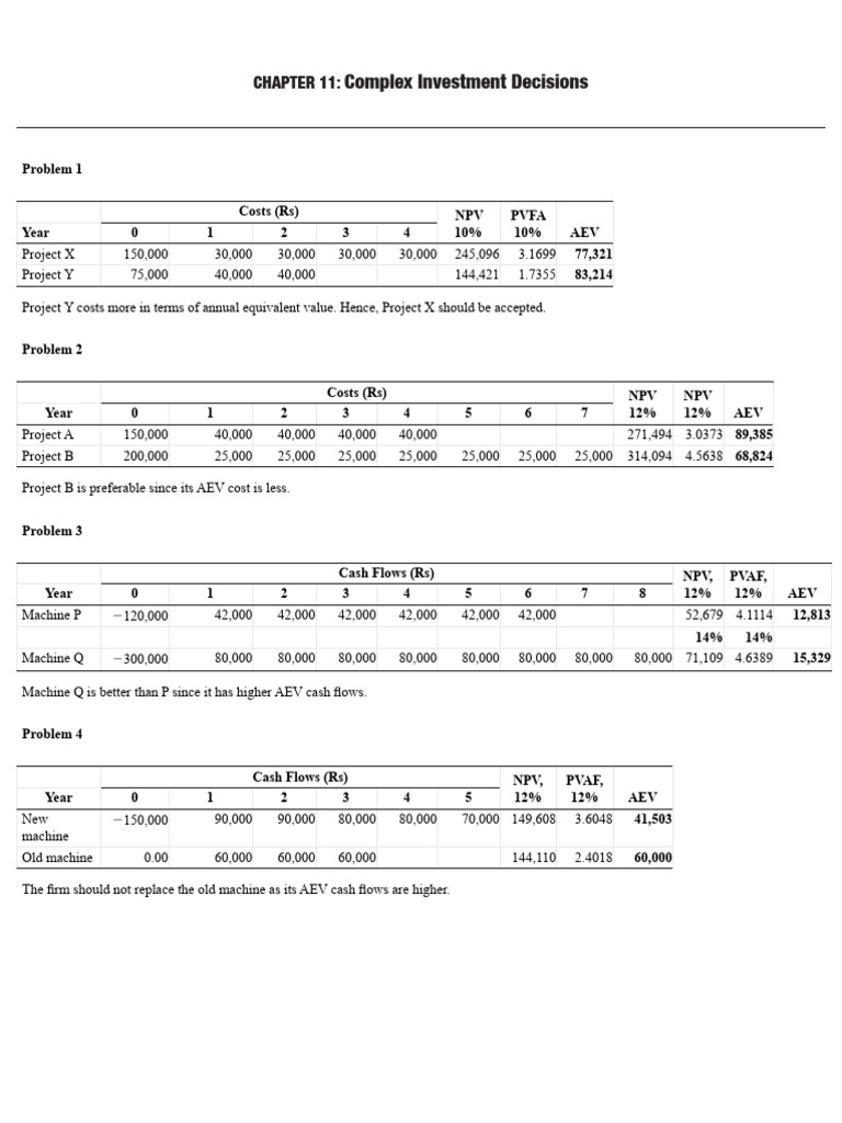 CH11 01-03 | PDF | Net Present Value | Capital (Economics)