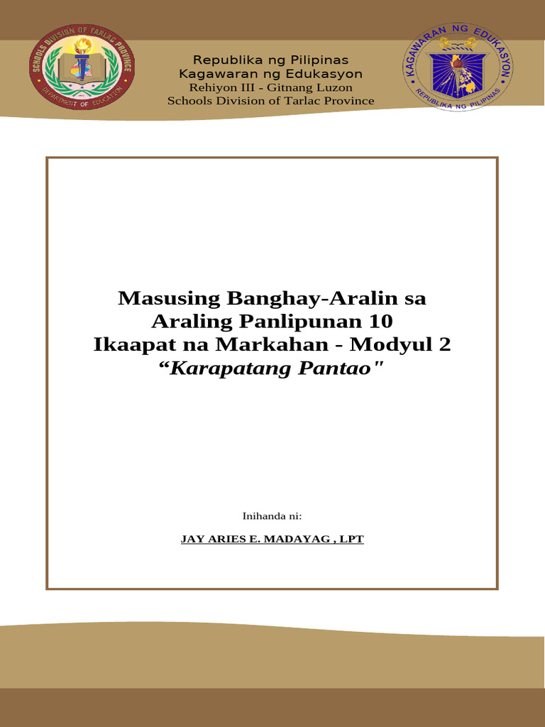 Karapatang Pantao - DLP | PDF