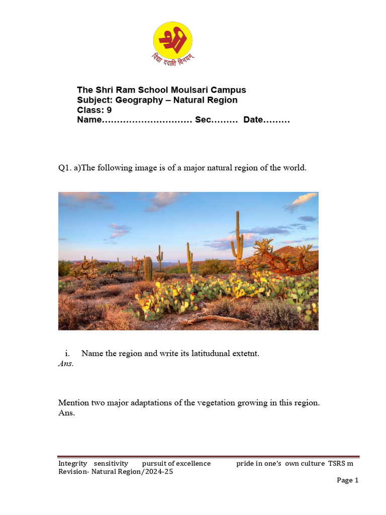 natural regions | PDF