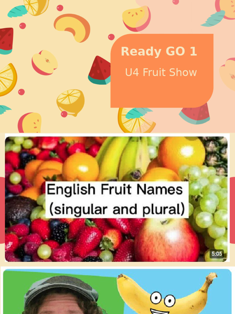 Ready Go Level 1 U4 Fruit Show | PDF | Planets | Solar System