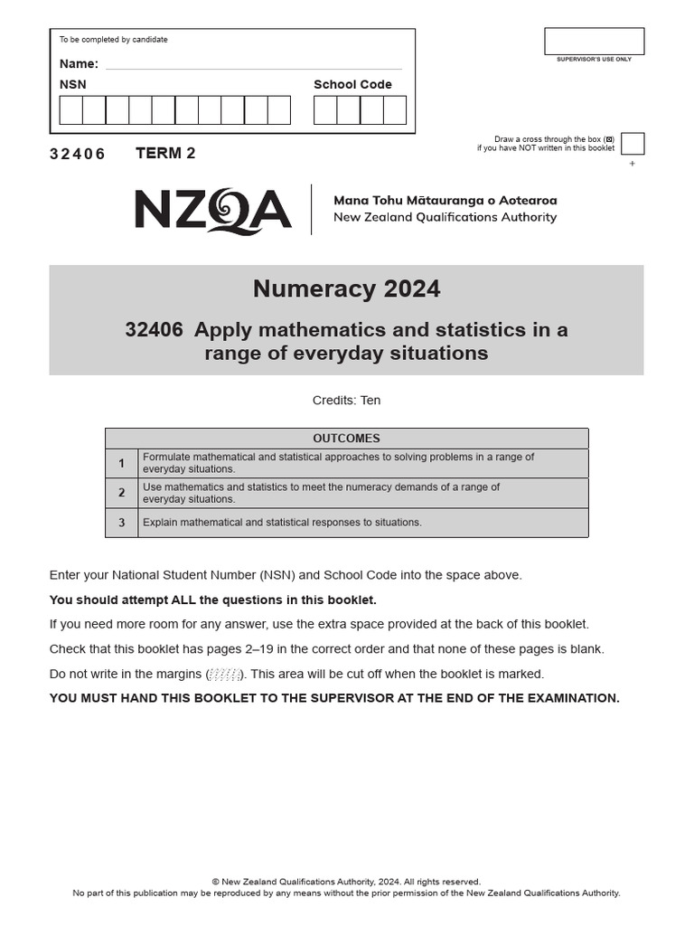 Numeracy English Exam First Assessment 2024 | PDF | Litre | Pig