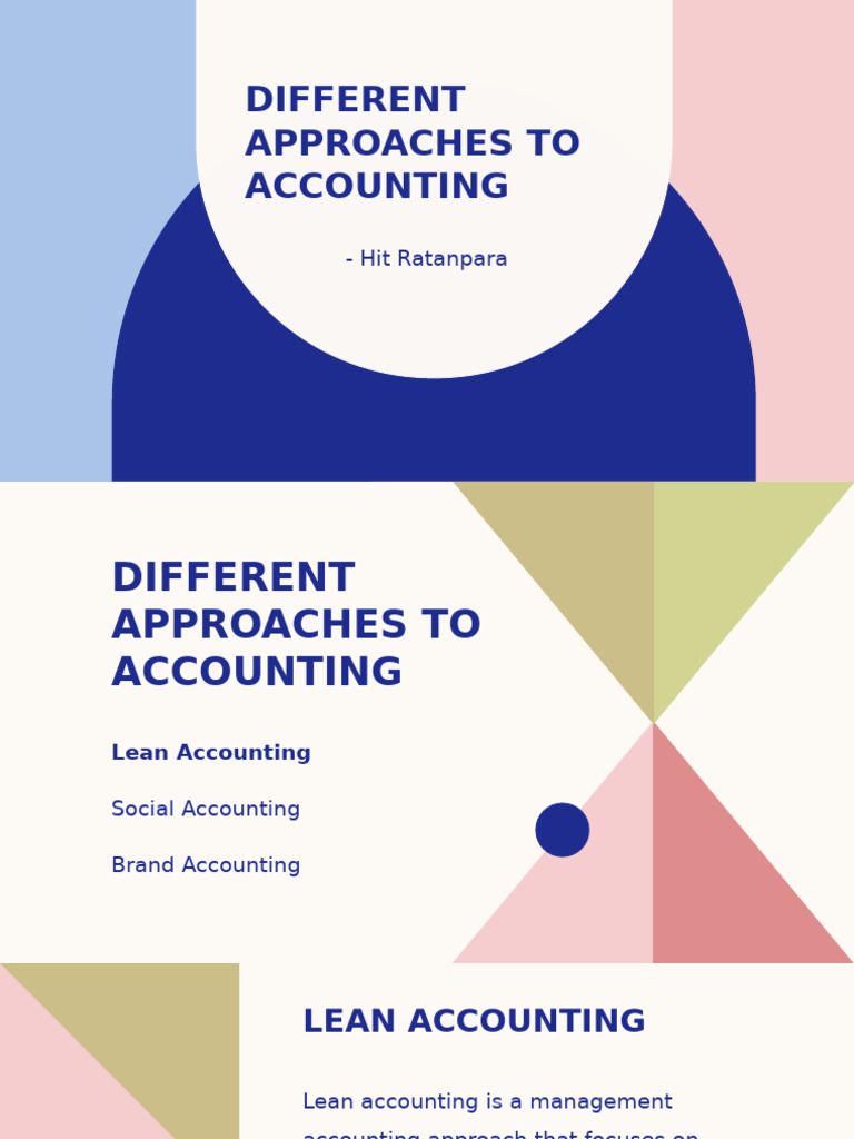 Approaches to Modern Accounting Methods | PDF | Brand | Sustainability