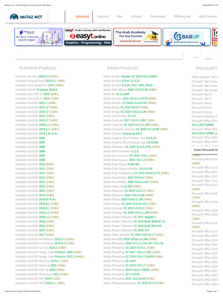 Free Programs Download For Windows | PDF | Autodesk | Auto Cad
