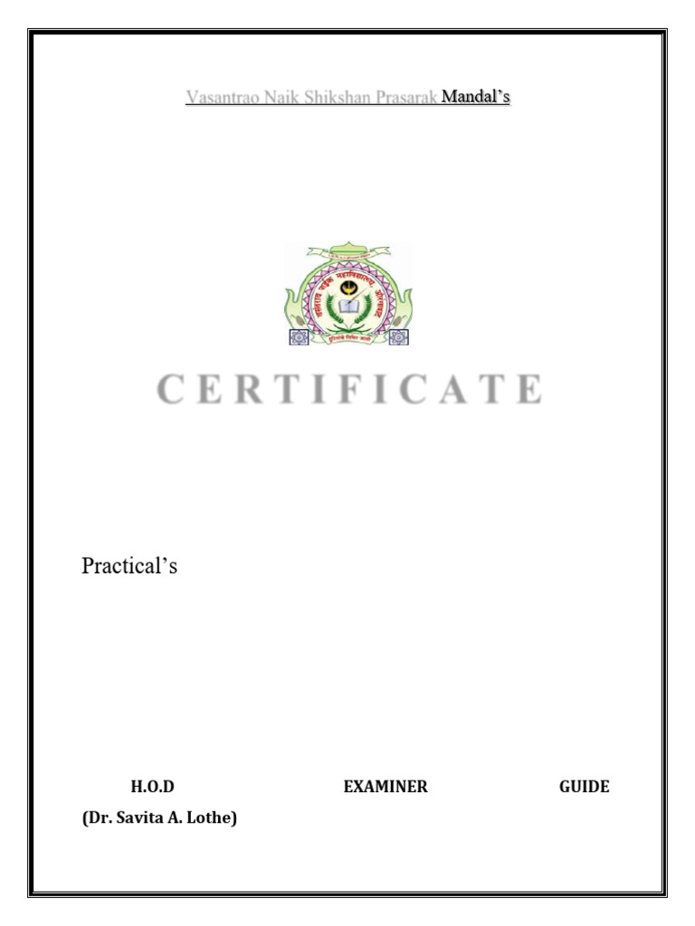 Certificate - NEP | PDF
