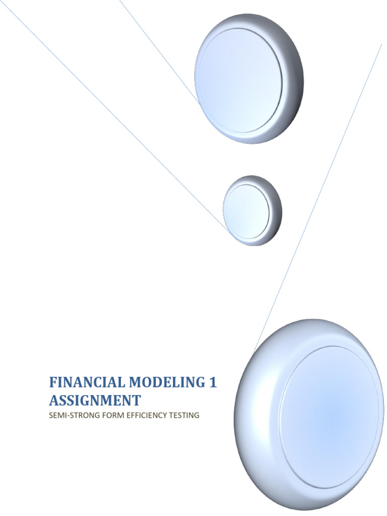 Testing Semi-Strong Market Efficiency | PDF | Linear Regression ...