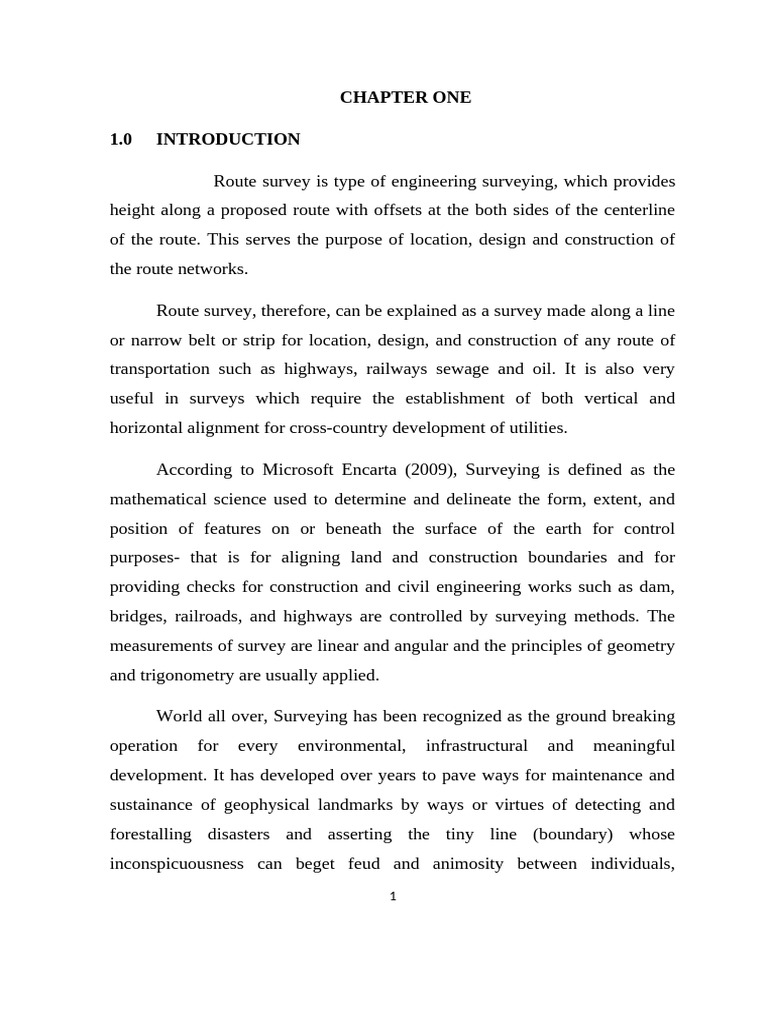 Tayo Project Route Survey Overview | PDF | Surveying | Reconnaissance
