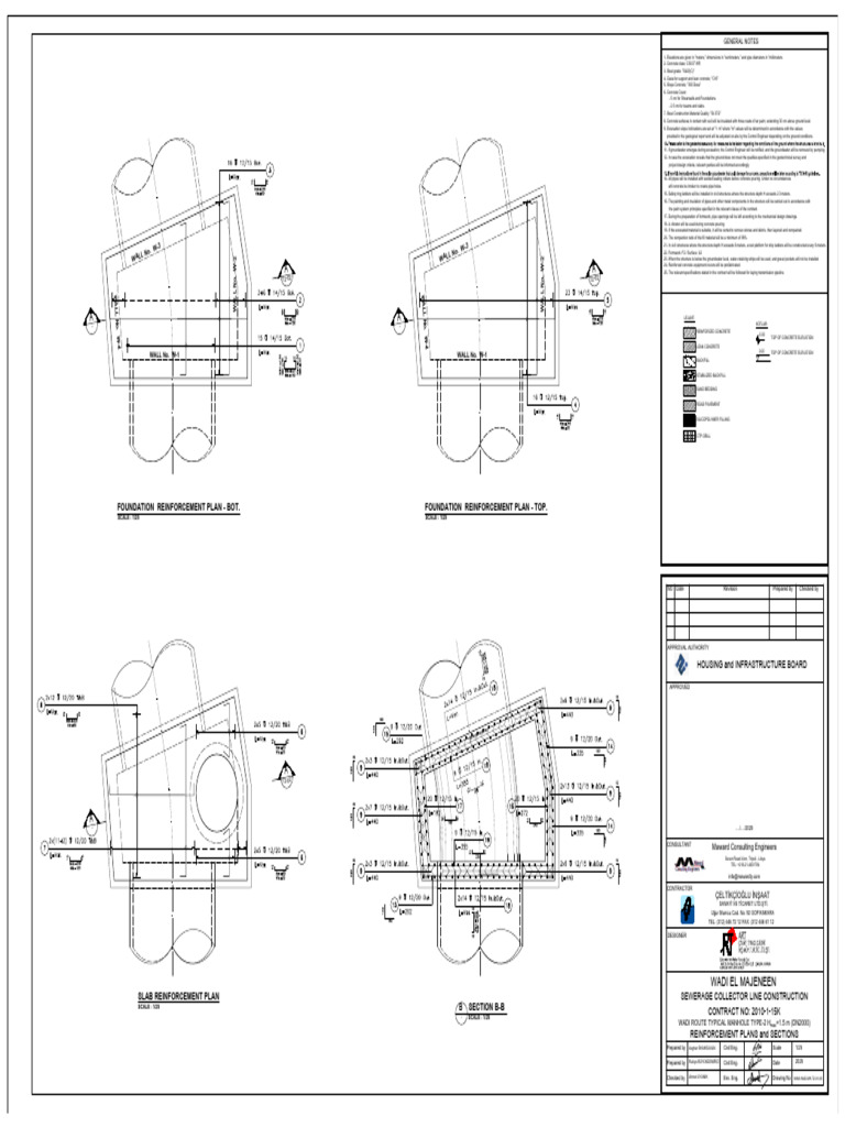 Sewerage Collector Line Plans | PDF | Concrete | Pipe (Fluid Conveyance)