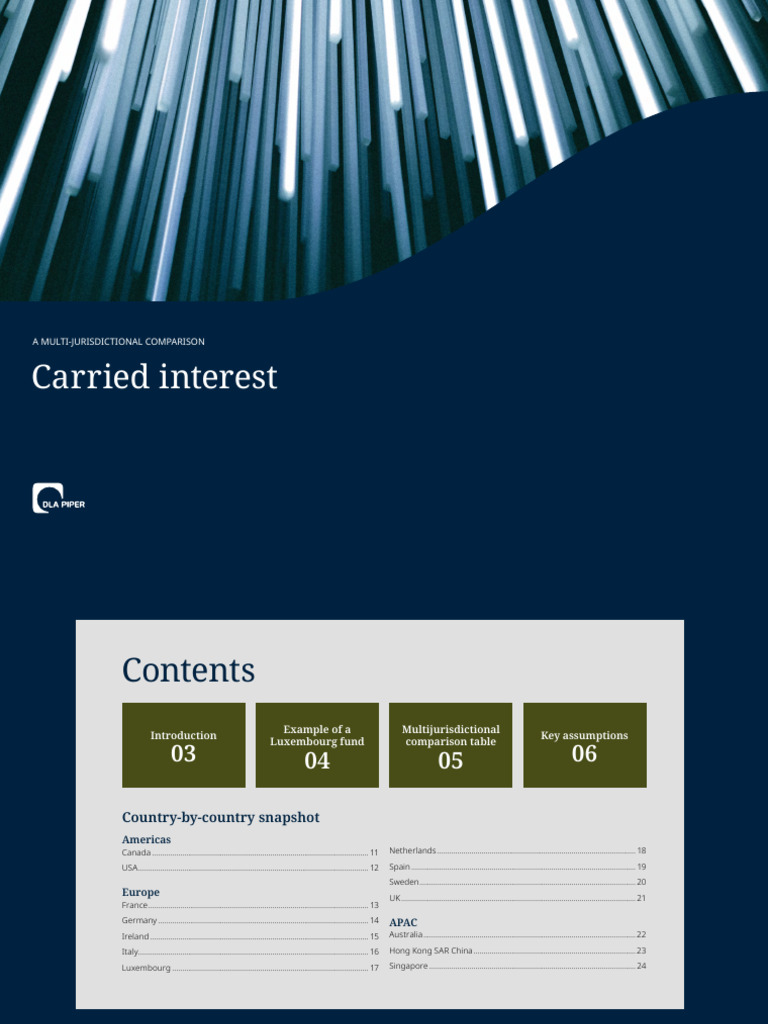 Carried Interest Report | PDF | Carried Interest | Capital Gains Tax