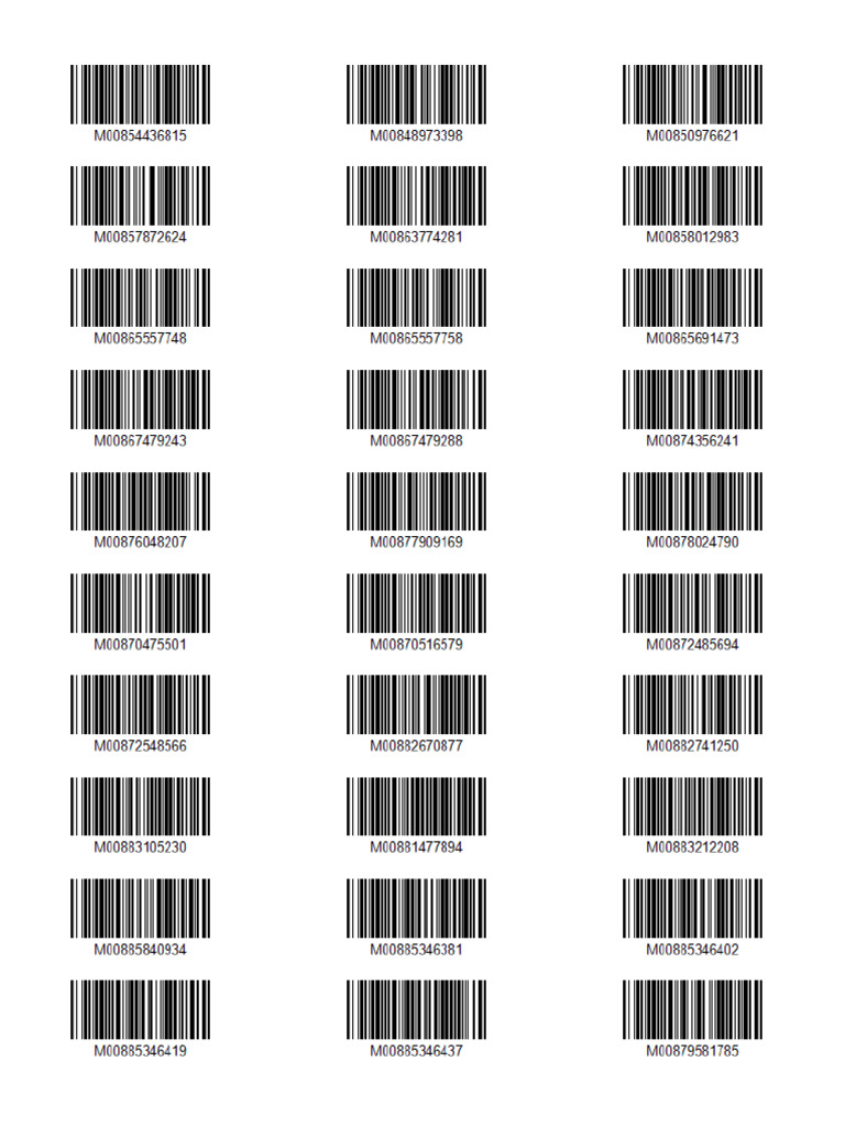 Barcodes | PDF