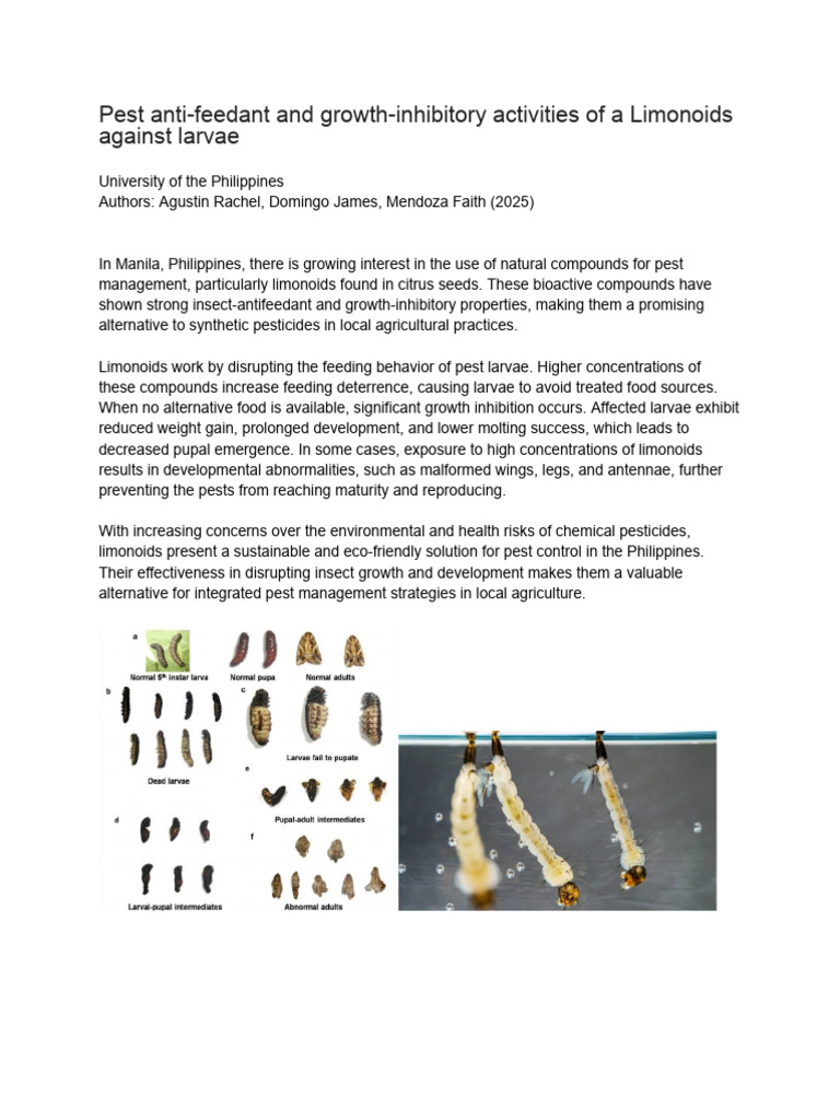 Limonoids For Pest | PDF
