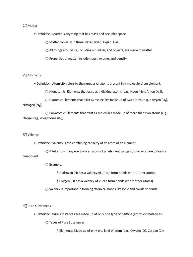 ELEMENTS COMPOUND AND MIXTURE FROM LAKHMIR SINGH SCIENCE BOOK SUMMARY ...