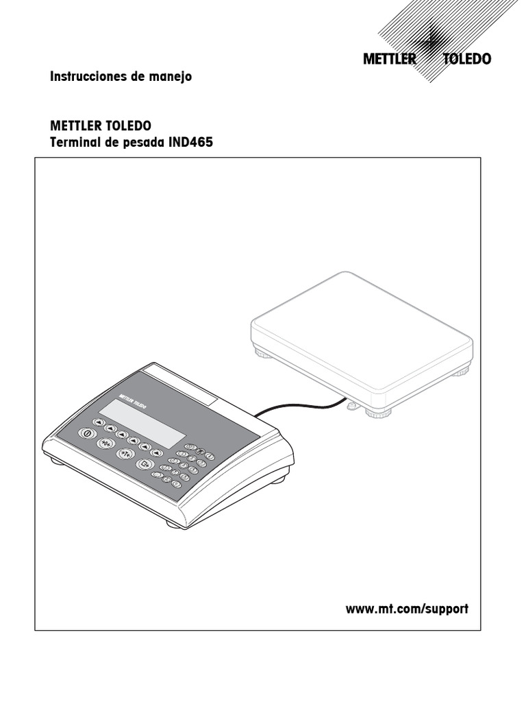 Manual Bascula | PDF | Balanza | Terminal de computadora