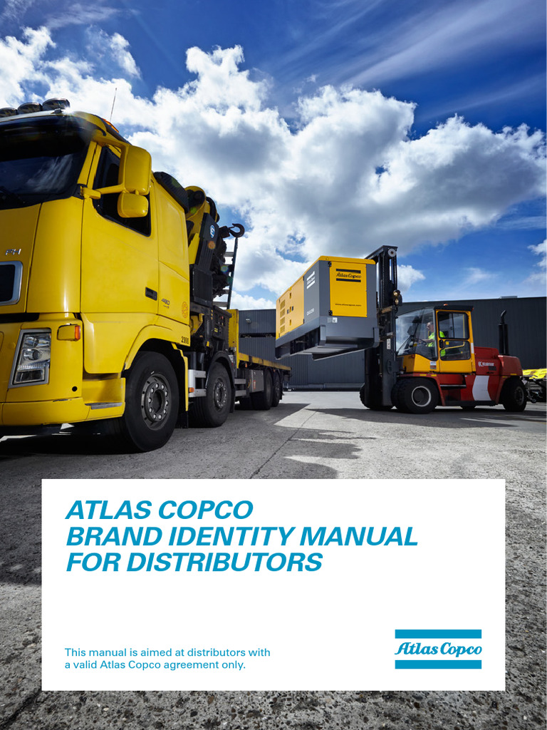 Atlas Copco Brand Identity Manual For Distributors - 2014 | PDF | Color ...