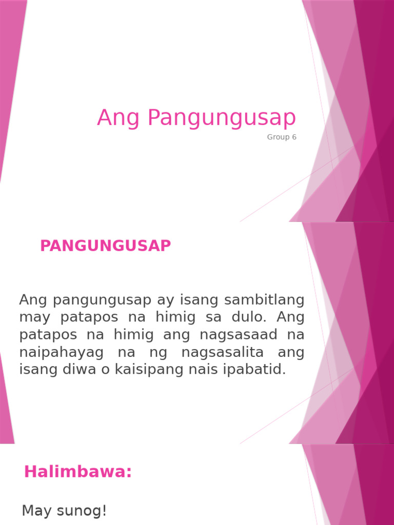 Last PPT Pangungusap | PDF