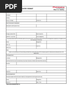 Chemical Approval Form For Control of Hazardous Products | PDF