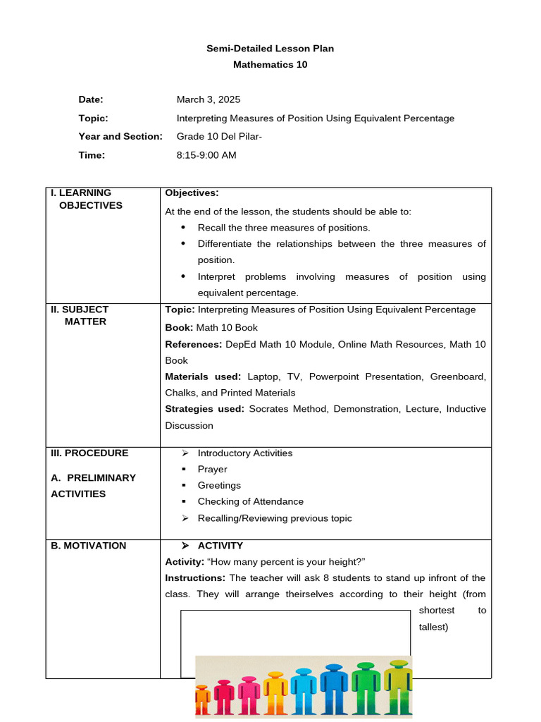 Interpreting Position Measures in Math | PDF | Percentile | Mathematics