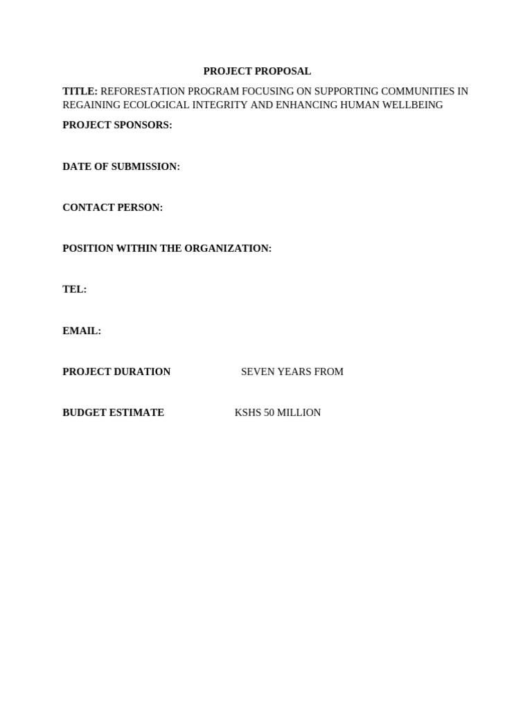 Reforestation grant final | PDF | Forests | Audit