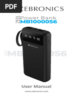 Power Bank Instructions | PDF | Battery Charger | Usb